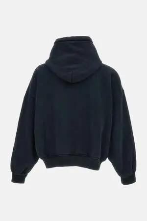 Rhude Printed Cotton Hoodie - Blue