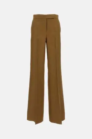 Max Mara Badesse Wide-leg Trousers - Brown