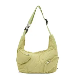 Arcs Silver Tone Cross Body Bags For Women