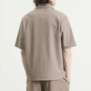 HIKING PATROL Edge Lt Softshell Technical Short Sleeve Shirt - Walnut