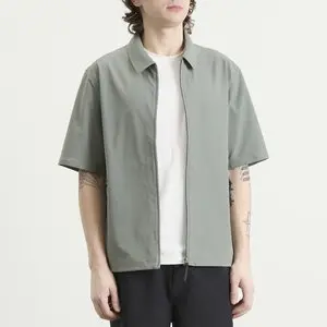 HIKING PATROL Edge Lt Softshell Technical Short Sleeve Shirt - Pine Mist