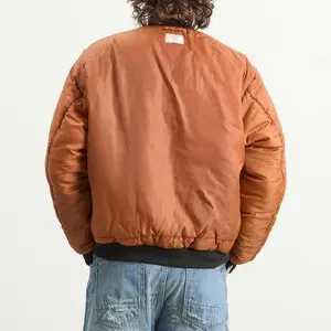 Mastercraft Union Washed Nylon Bomber Jacket - Black
