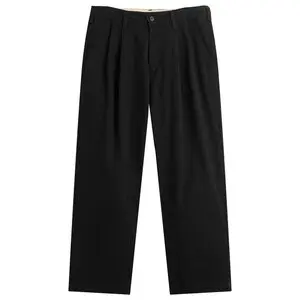 BUTTER GOODS Pleated Trousers - Washed Black