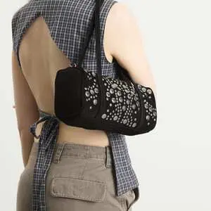 Gimaguas Sofia Studded Shoulder Bag