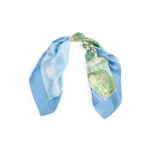 Ralph Lauren Coastal-print Silk Square Scarf