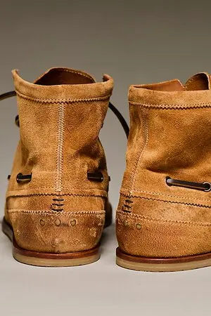Free People Benny Boat Shoe Boots - Tan