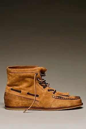Free People Benny Boat Shoe Boots - Tan