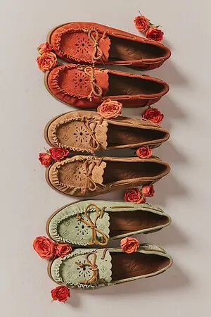 Free People Lagoon Cut-out Loafers - Tan Suede