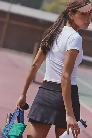 Free People Forehand Tennis Skort - Black