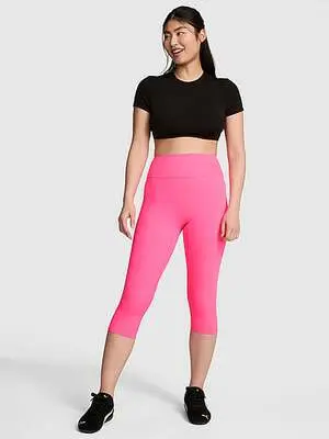 Pink Cropped Leggings