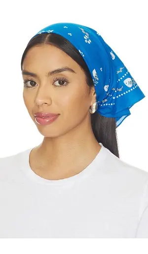 Rag & Bone Rag & Bone Floral Western Bandana Blue