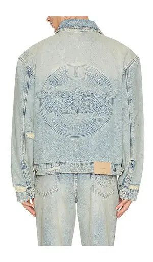 REPRESENT X Guns N' Roses Denim Jacket - Blue