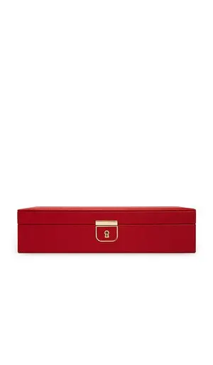Wolf Palermo Medium Jewelry Box - Red