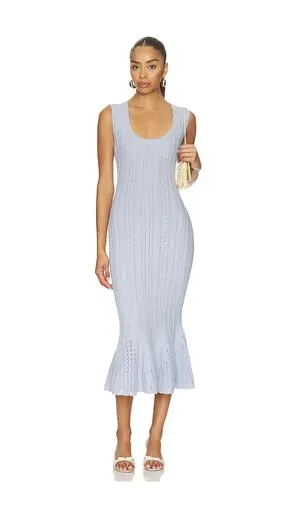 LoveShackFancy Tayleen Knit Dress - Lavender