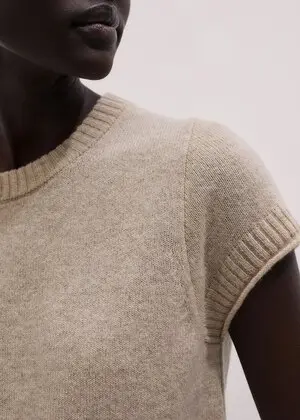 ME+EM Cashmere Shrunken Knit Baby Tee