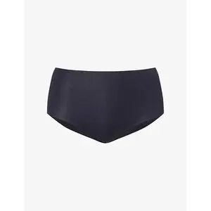 Hanro Invisible High-rise Stretch-cotton Briefs - Black