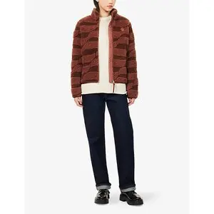 Moncler Jacquard Fleece Zip-up Cardigan