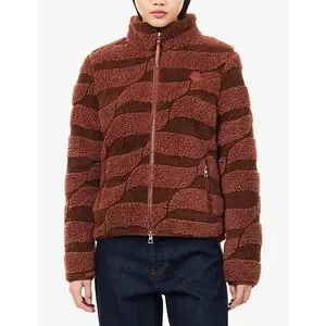 Moncler Jacquard Fleece Zip-up Cardigan