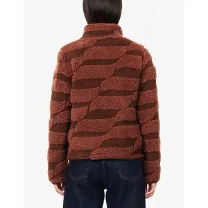 Moncler Jacquard Fleece Zip-up Cardigan