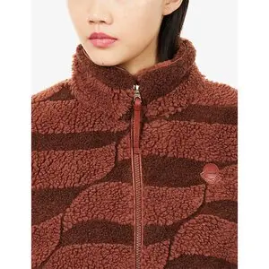Moncler Jacquard Fleece Zip-up Cardigan