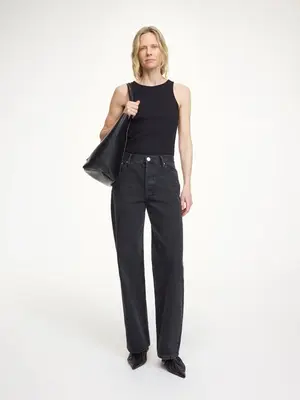 BY MALENE BIRGER Vinola Organic Cotton Jeans - Black