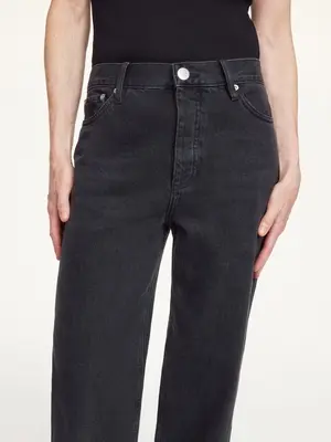 BY MALENE BIRGER Vinola Organic Cotton Jeans - Black