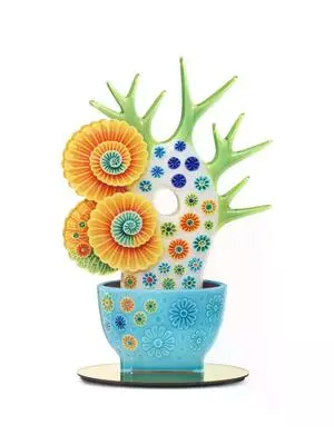 LINEE RECANATI Bonsai Marini Floral Vase - Blue