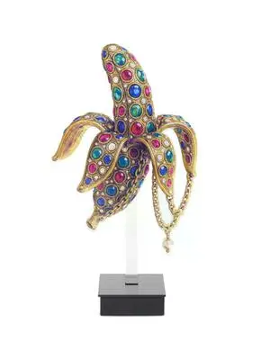 LINEE RECANATI Multicoloured Banana Centrepiece - Gold