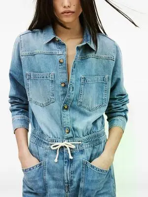 Ba&sh Myrella Button Pocket Jumpsuit