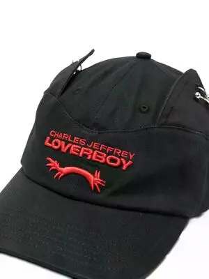 CHARLES JEFFREY Pierced Ears Baseball Cap - Black