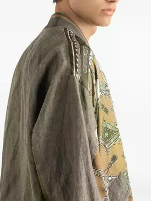 Dolce & Gabbana Printed Zip Bomber Jacket