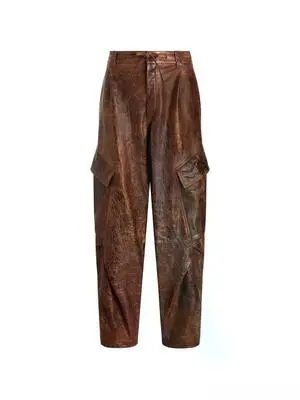 Dolce & Gabbana Lambskin Cargo Trousers