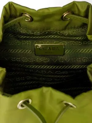 Prada Re-nylon Bucket Bag With Leather Details