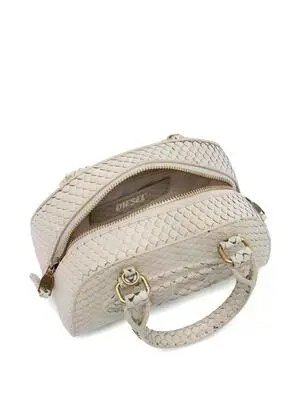 DIESEL® 1dr Dome Snake-print Tote - Neutrals