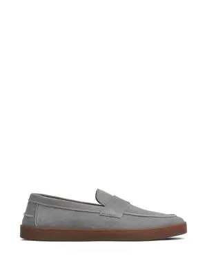 HENDERSON BARACCO Suede Loafers - Grey