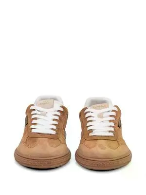 Versace Suede Low-top Sneakers - Brown