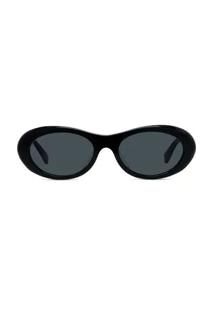 Stella McCartney Falabella Sunglasses - Shiny Black & Smoke