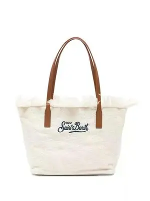 MC2 SAINT BARTH Mid City Floral Shoulder Bag - Neutrals