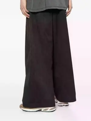 Comme Des Garçons Wide-leg Twill Trousers