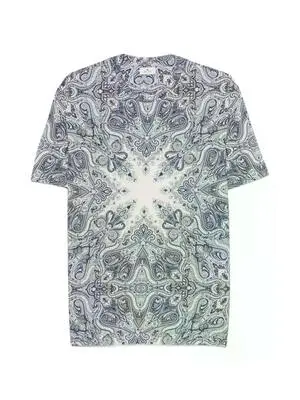 Etro Paisley-print T-shirt - Blue