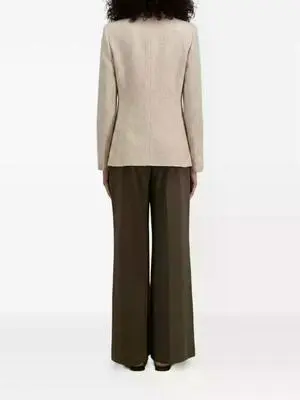 Harris Wharf London Double-breasted Pocket Blazer - Neutrals