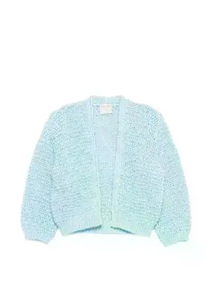 FORTE_FORTE Open-front Cardigan - Blue
