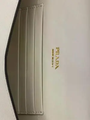 Prada Saffiano Leather Mini Bag With Chain Strap