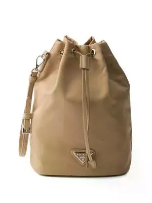 Prada Re-nylon Pouch With Leather Wristlet