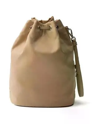 Prada Re-nylon Pouch With Leather Wristlet
