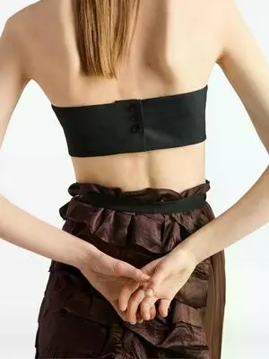 Prada Wool Cropped Top - Grey