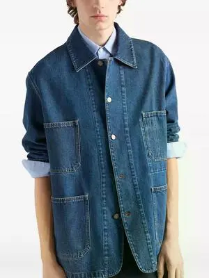 Prada Light Denim Blouson Jacket