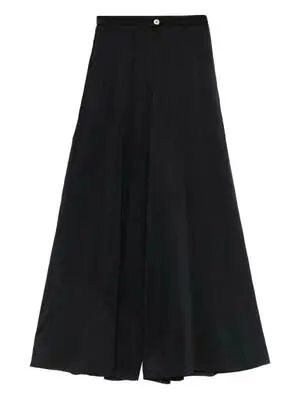 Forte_forte Black Wash Pants For Women