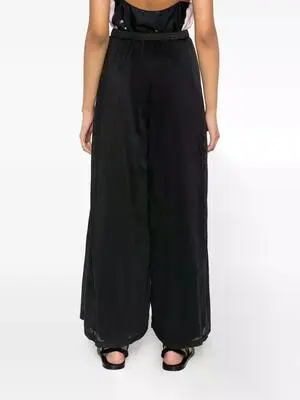 FORTE_FORTE Wide-leg Trousers - Black