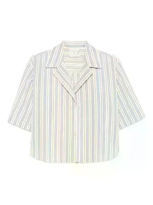 FORTE_FORTE Striped Shirt - Neutrals